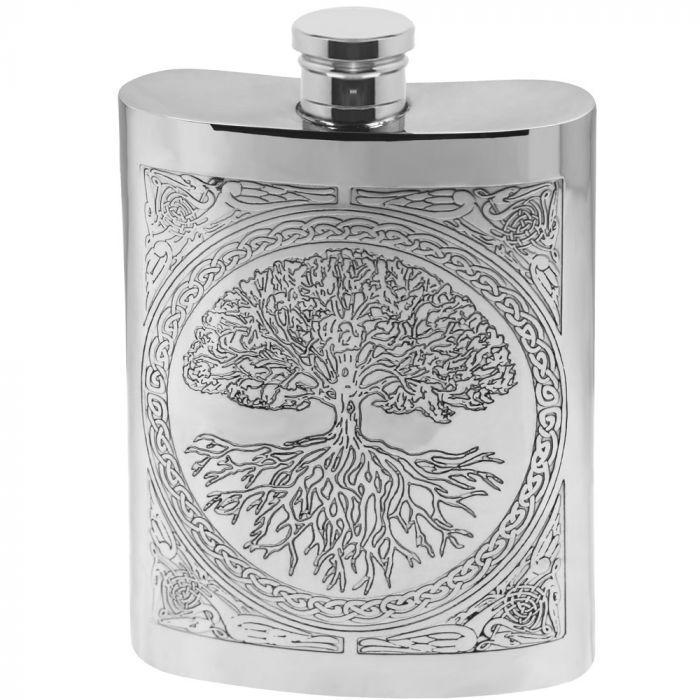 Flask 6oz Tree of Life – Scottish Country Shop